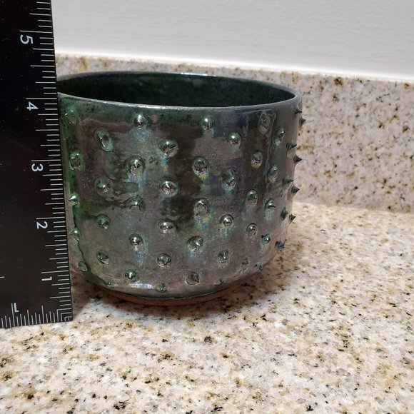 Hand Crafted | Accents | Studio Pottery Spiky Planter Hand Crafted 5 ...
